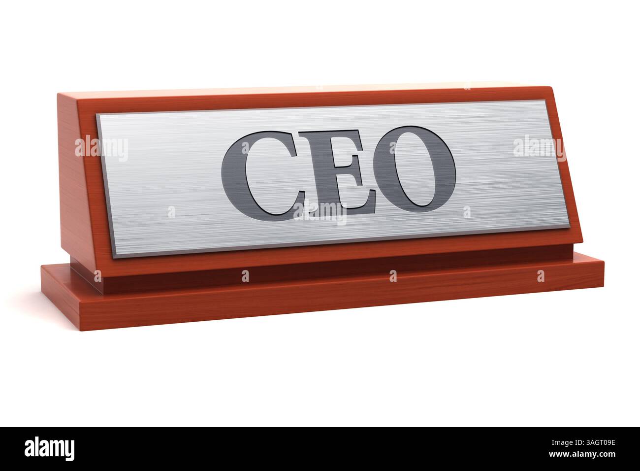 CEO Chief Executive Officer title on nameplate Stock Photo - Alamy