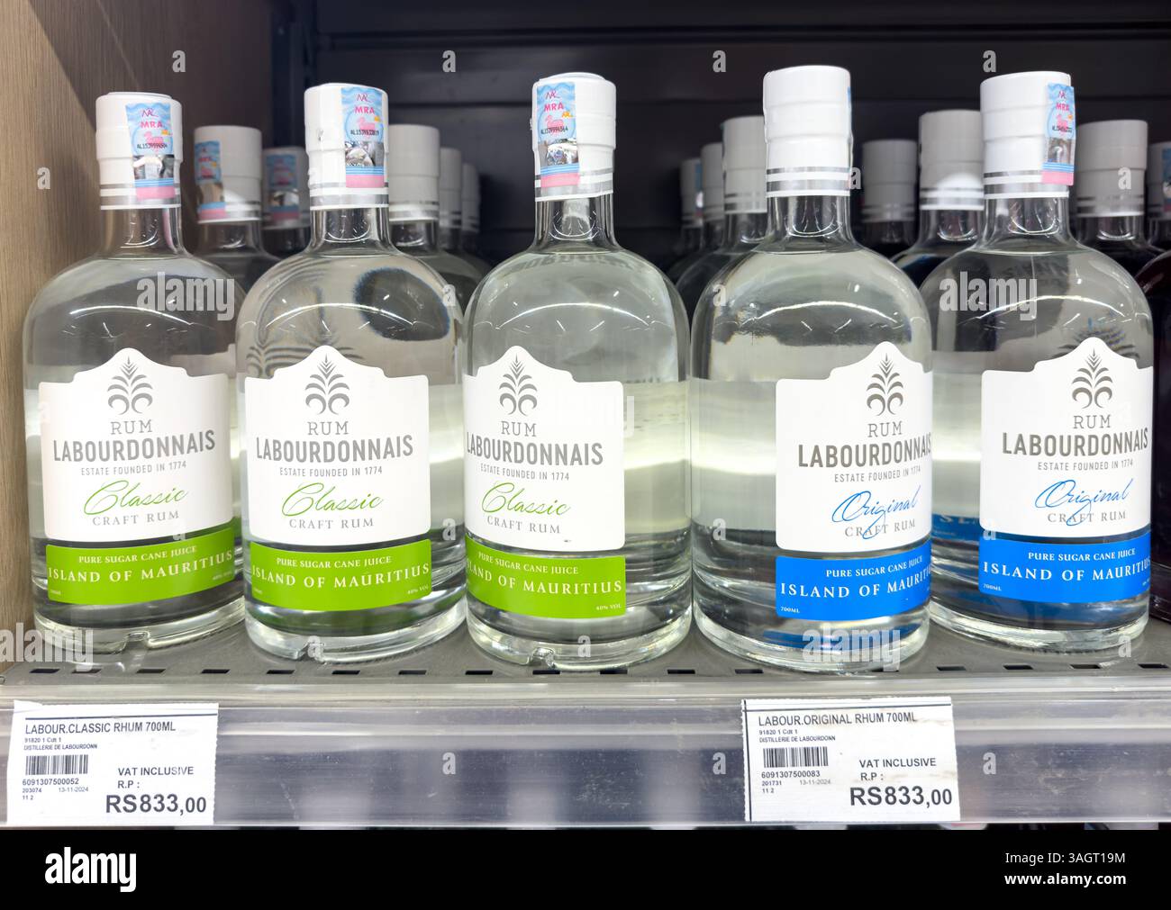 Grand Bay, Mauritius - January 29, 2025: Close-up of Labourdonnais ...