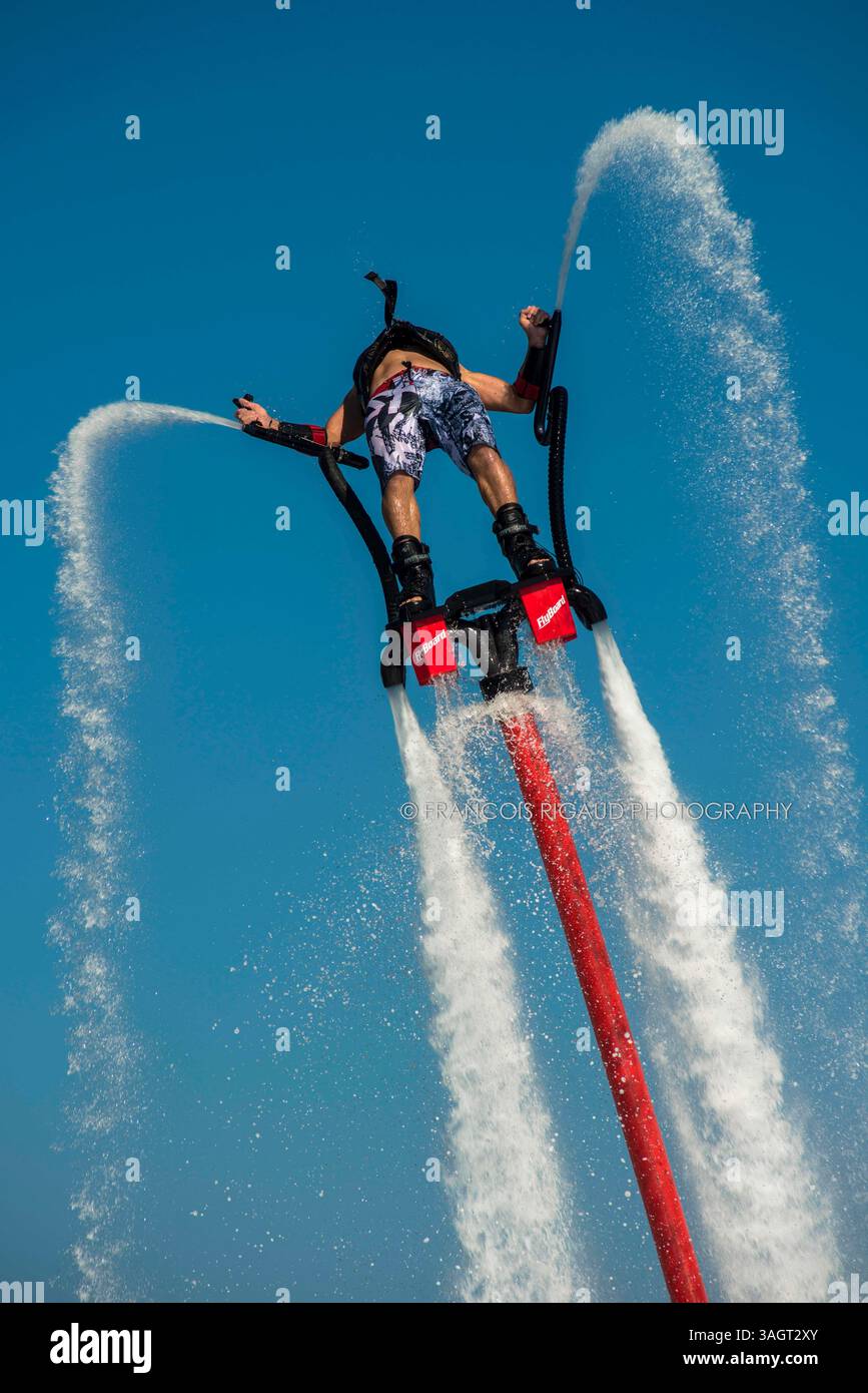 Aug. 10, 2012 - Nashville, Tennessee, U.S. - The Flyboard is a machine ...
