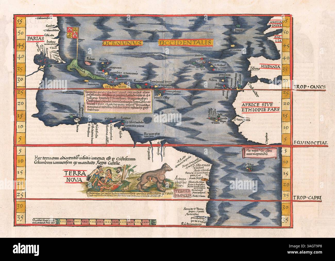 THE ADMIRAL'S MAP 1592 by Lorenz Fries showing the north east coast of ...