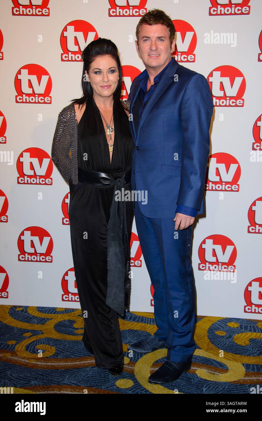 Jessie Wallace and Shane Richie attend the TV Choice Awards 2014 on 08 ...