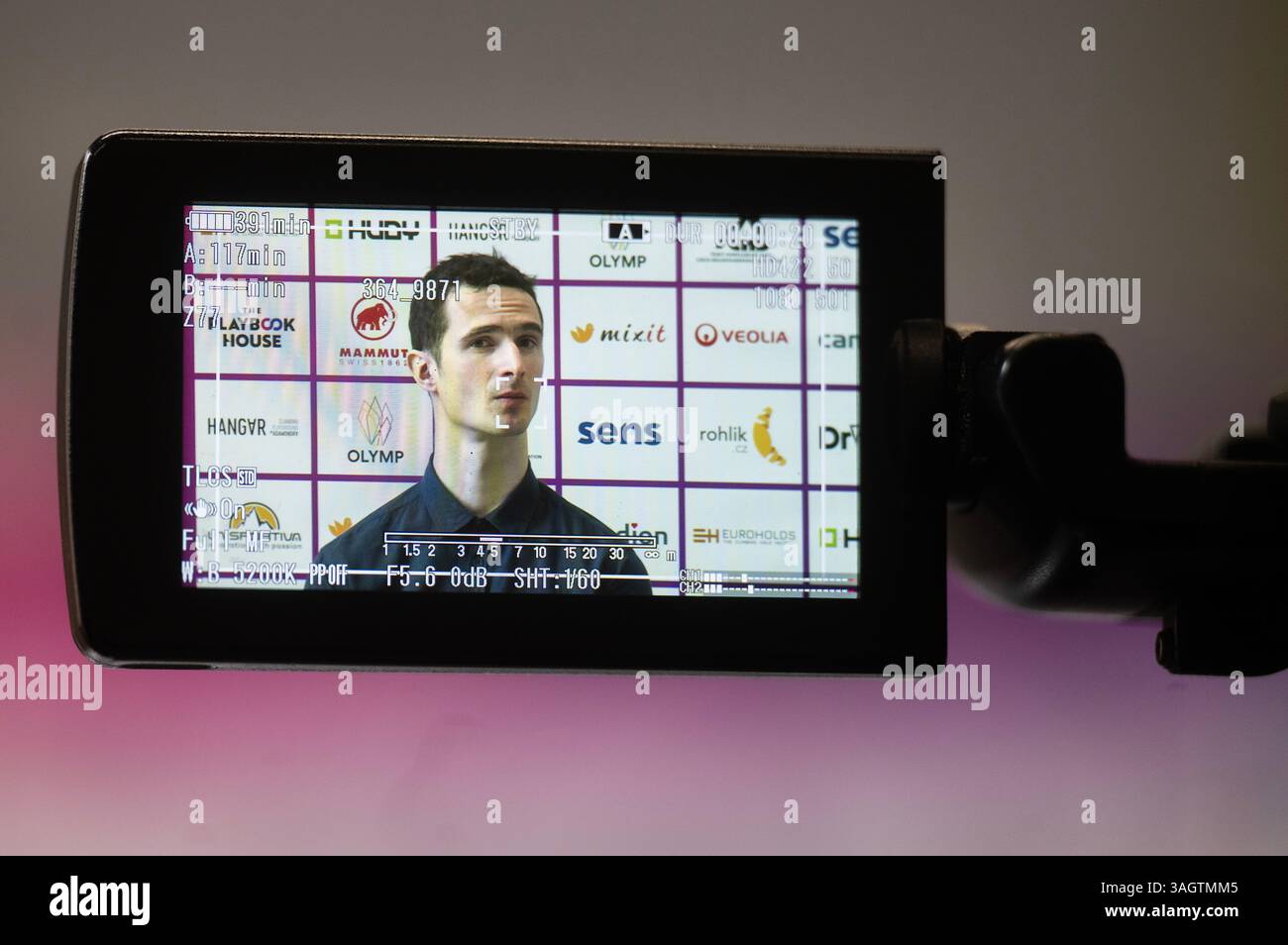 Prague, Czech Republic. 09th Apr, 2025. Czech sport climber Adam Ondra ...