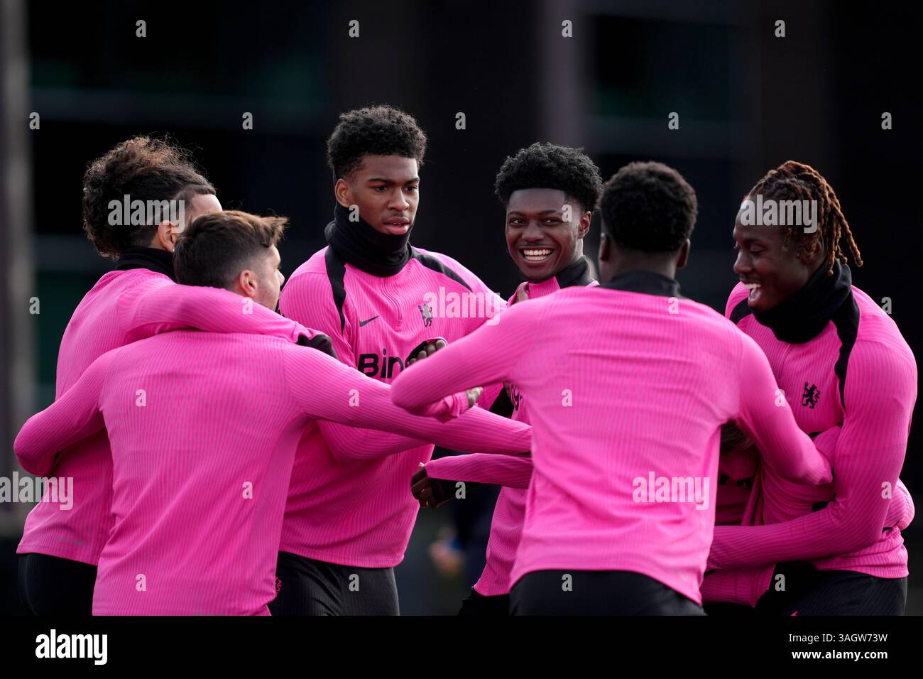 Chelsea's Josh Acheampong (left), Samuel Rak-Sakyi (centre) and Trevoh ...