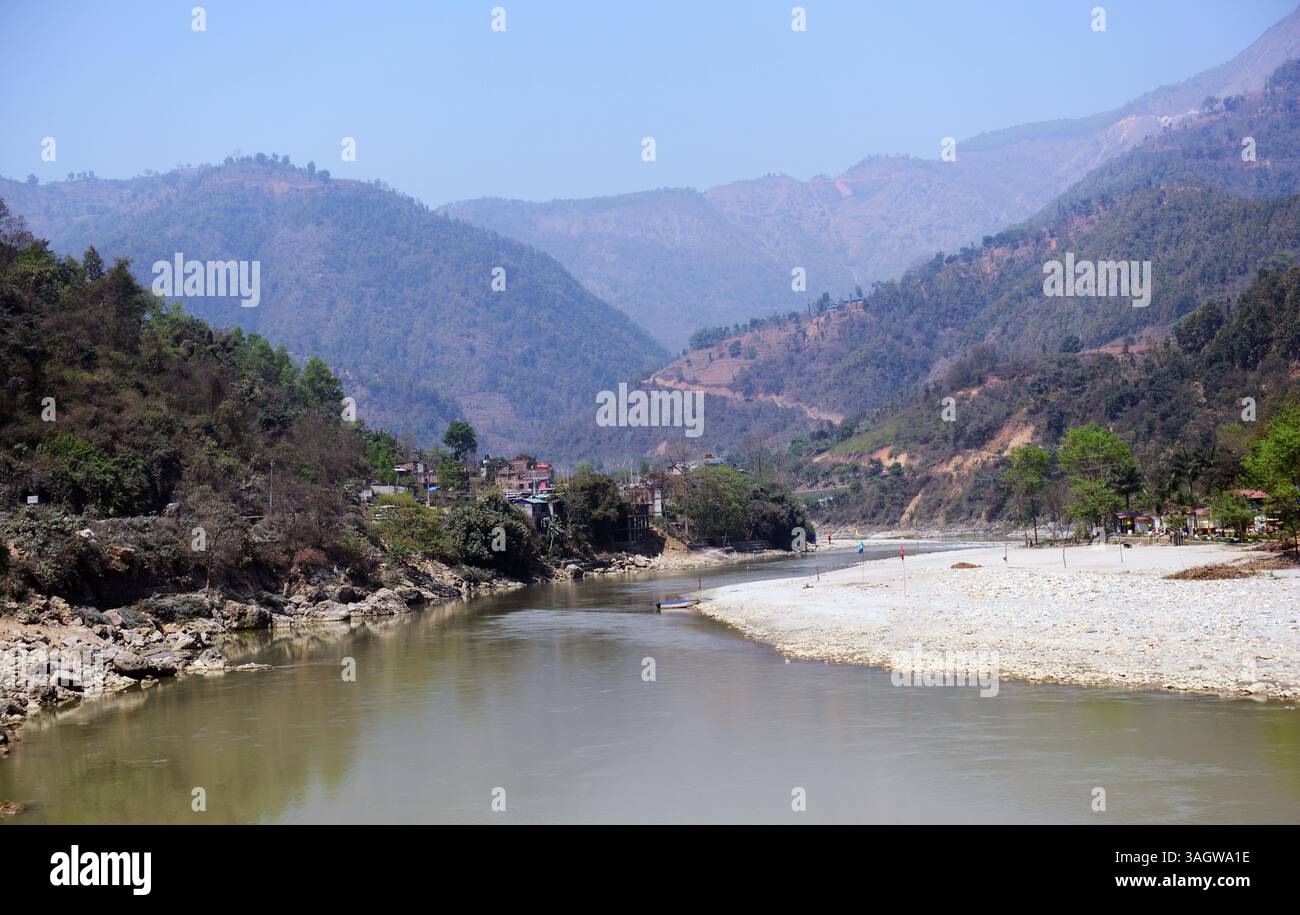 The Trishuli river in central Nepal Stock Photo - Alamy