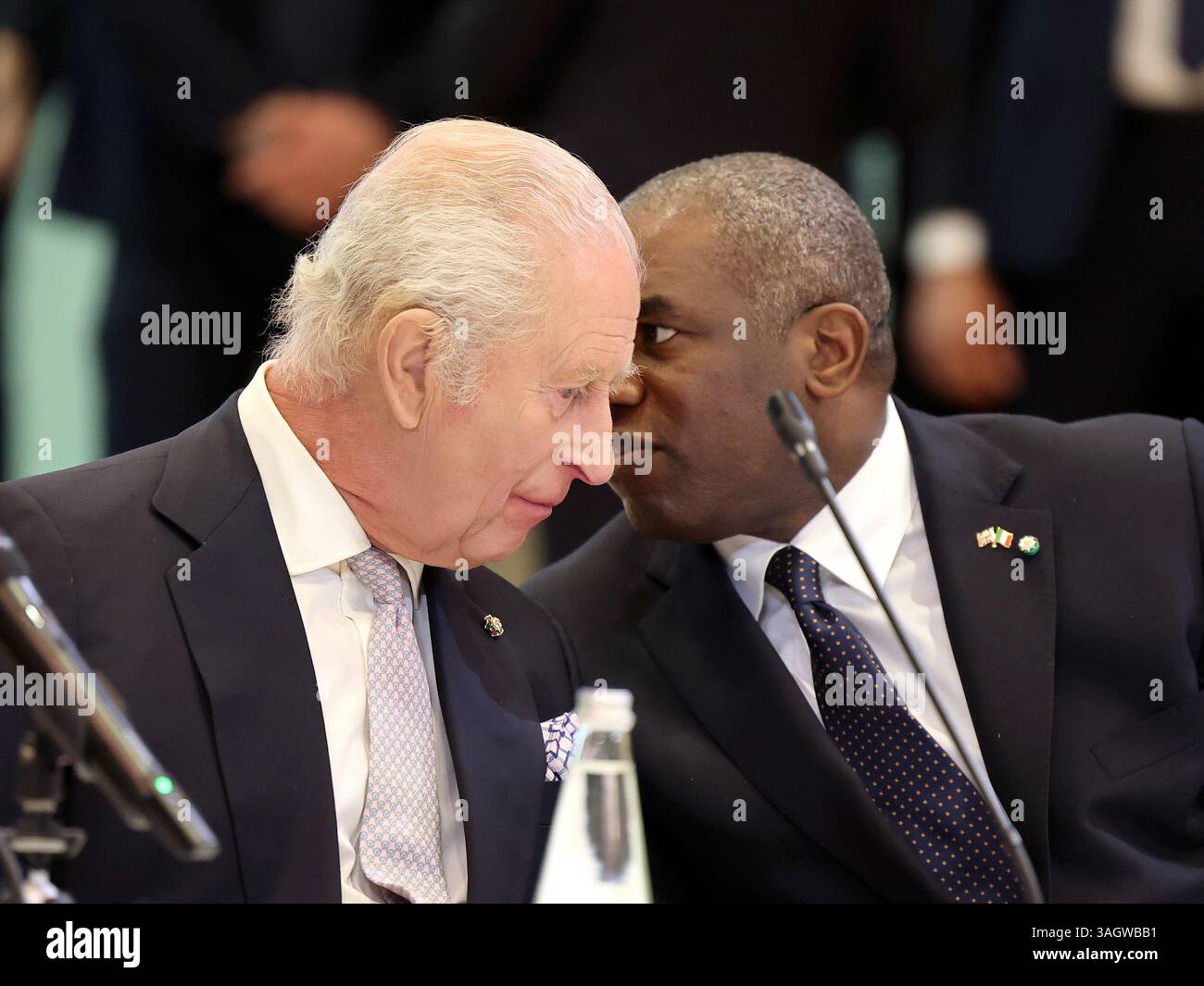 King Charles III with Foreign Secretary David Lammy to hear about ...