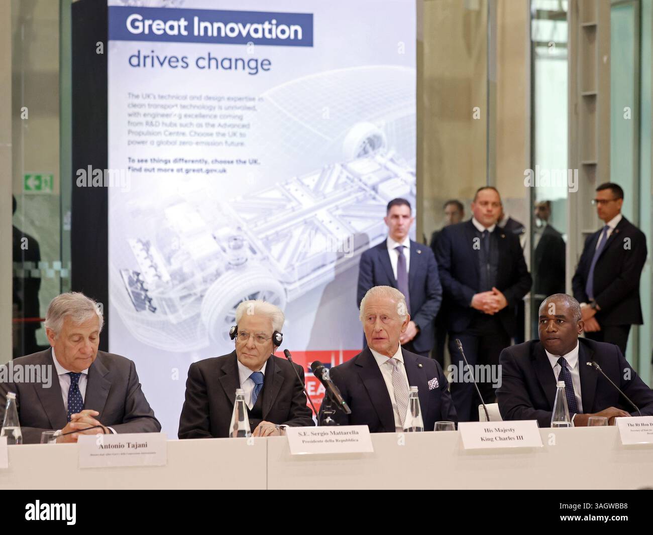Italian Minister of Foreign Affairs Antonio Tajani, President of Italy ...