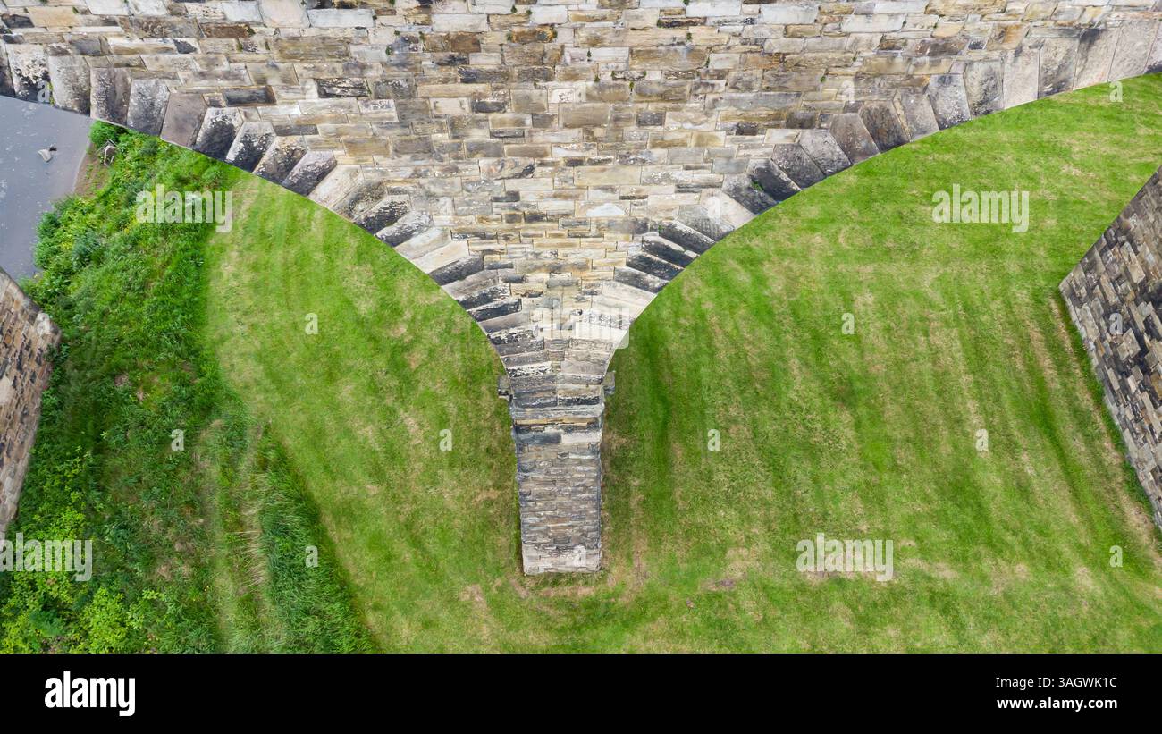 Martholme Viaduct, Great Harwood, Lancashire, UK. Part of the Martholme ...
