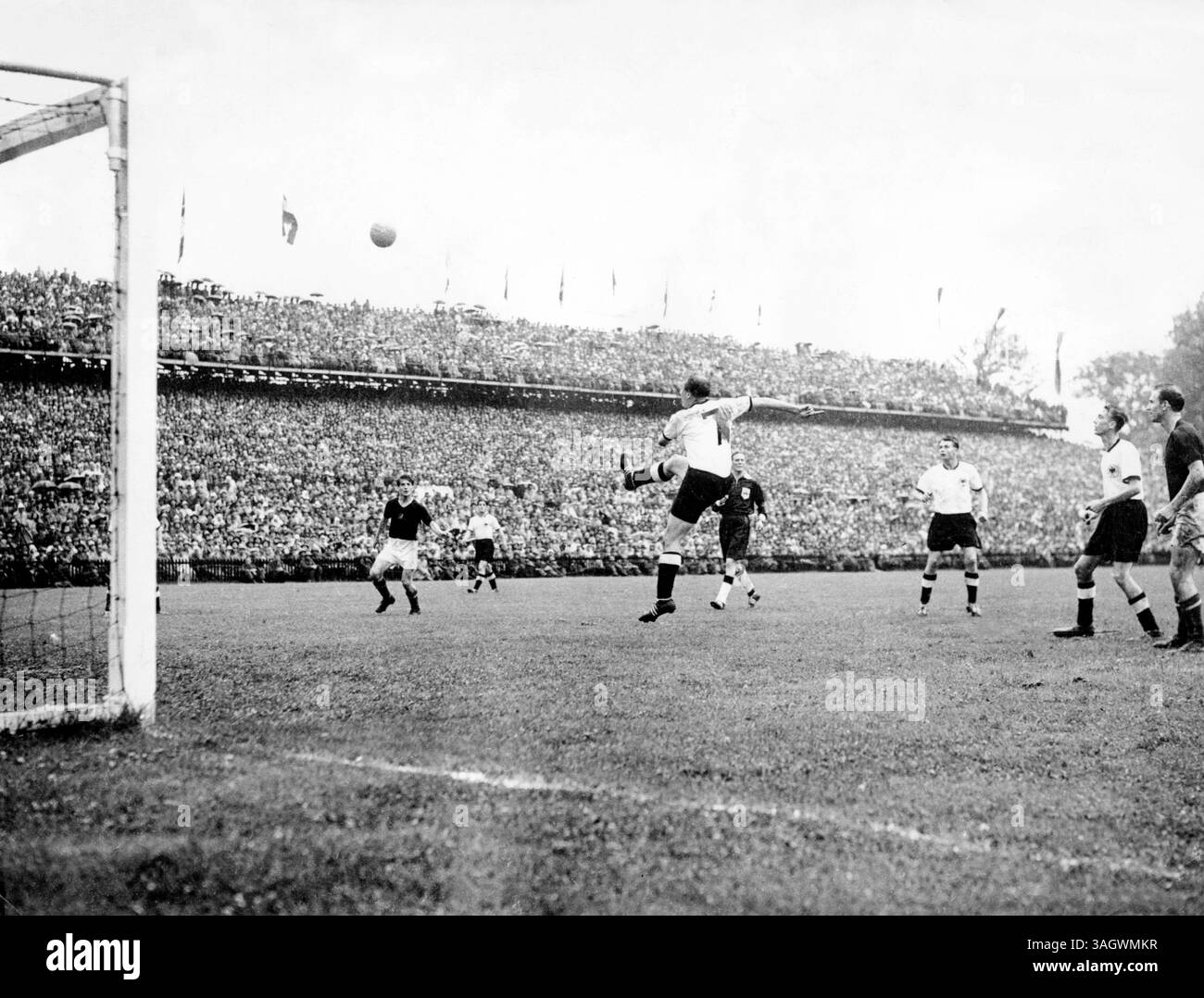 Jul 04, 1954 - Bern, Switzerland - Action during the 1954 World Cup ...