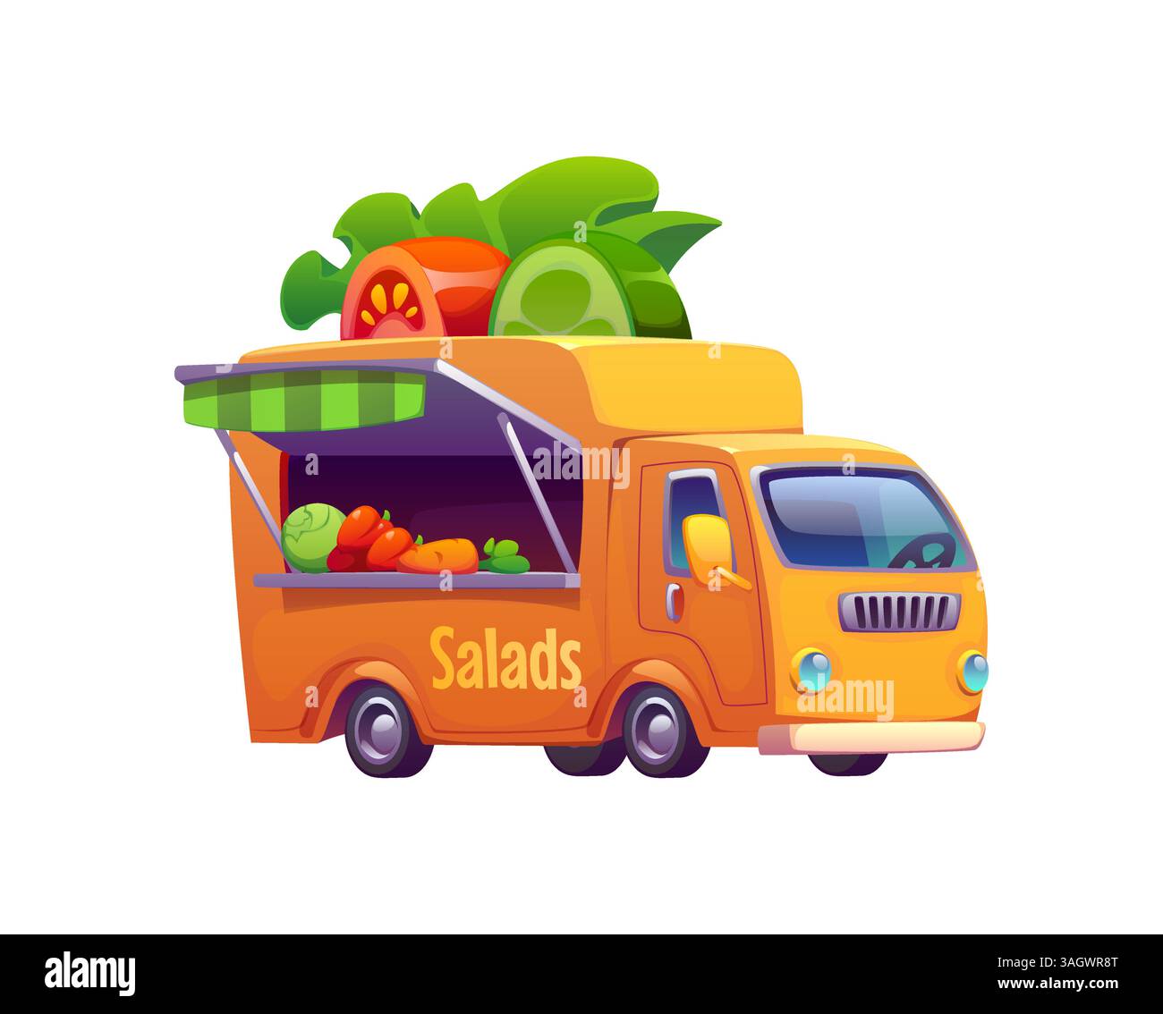 Restaurant window display food Cut Out Stock Images & Pictures - Alamy