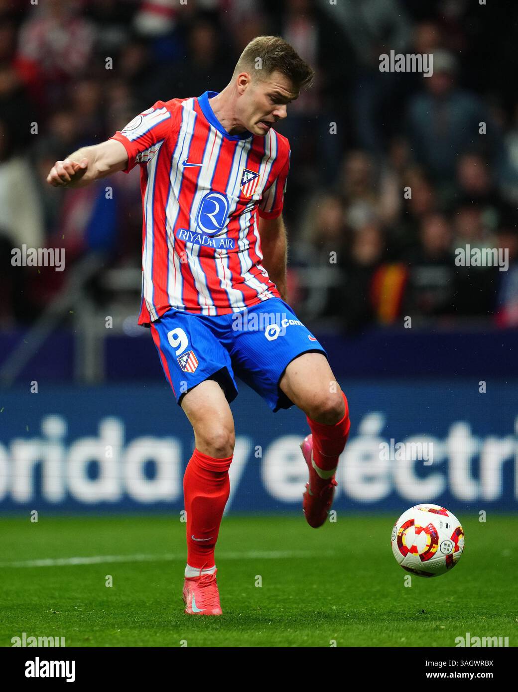 Alexander Sorloth of Atletico de Madrid during the Copa del Rey match ...