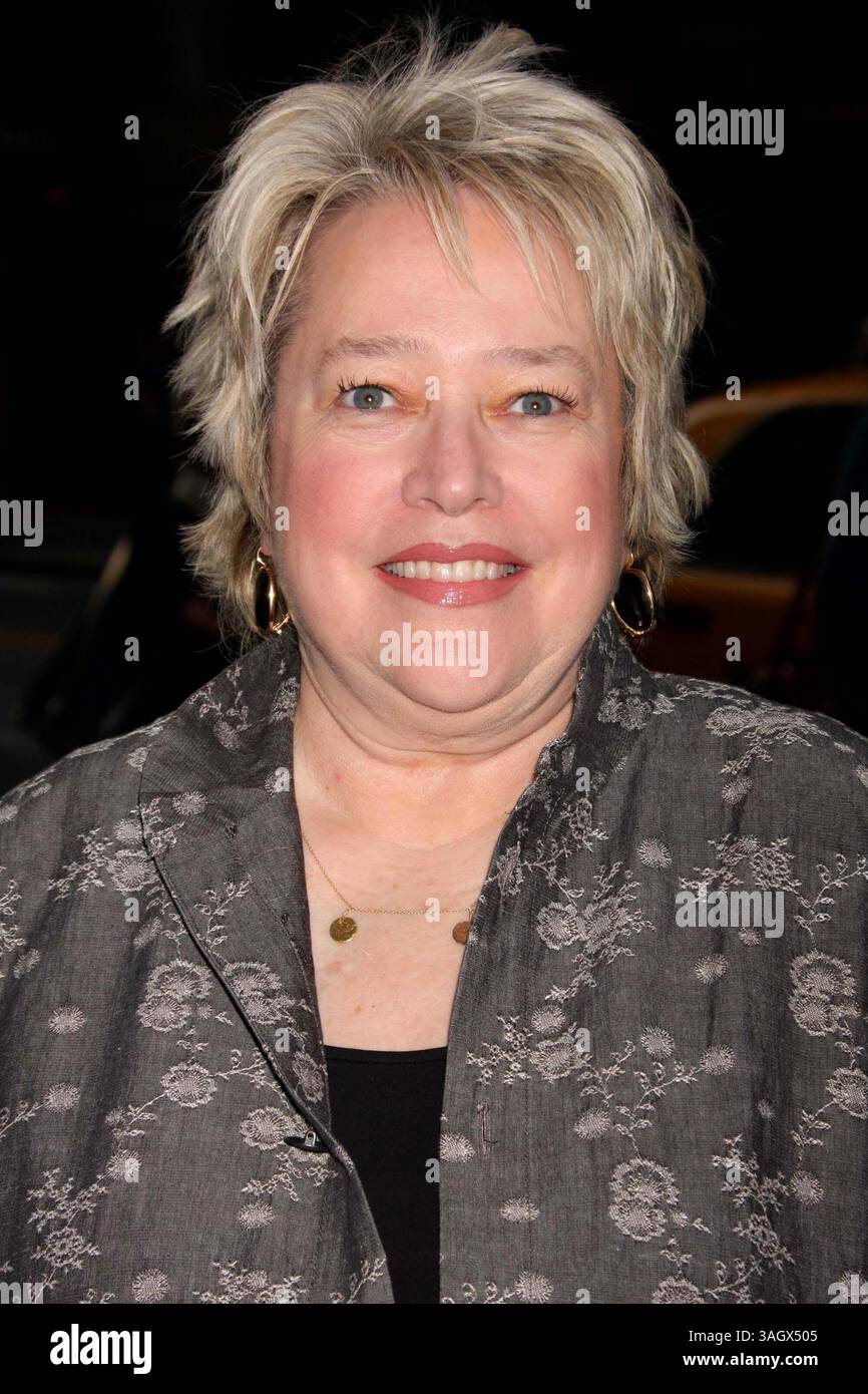 KATHY BATES arriving at a screening of Miramax Films' ''Cheri'' at the ...