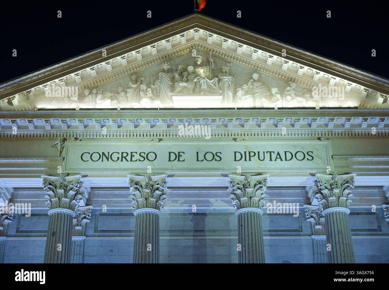 Spanisches Parlament, Congreso de los Diputados im Palacio de las ...