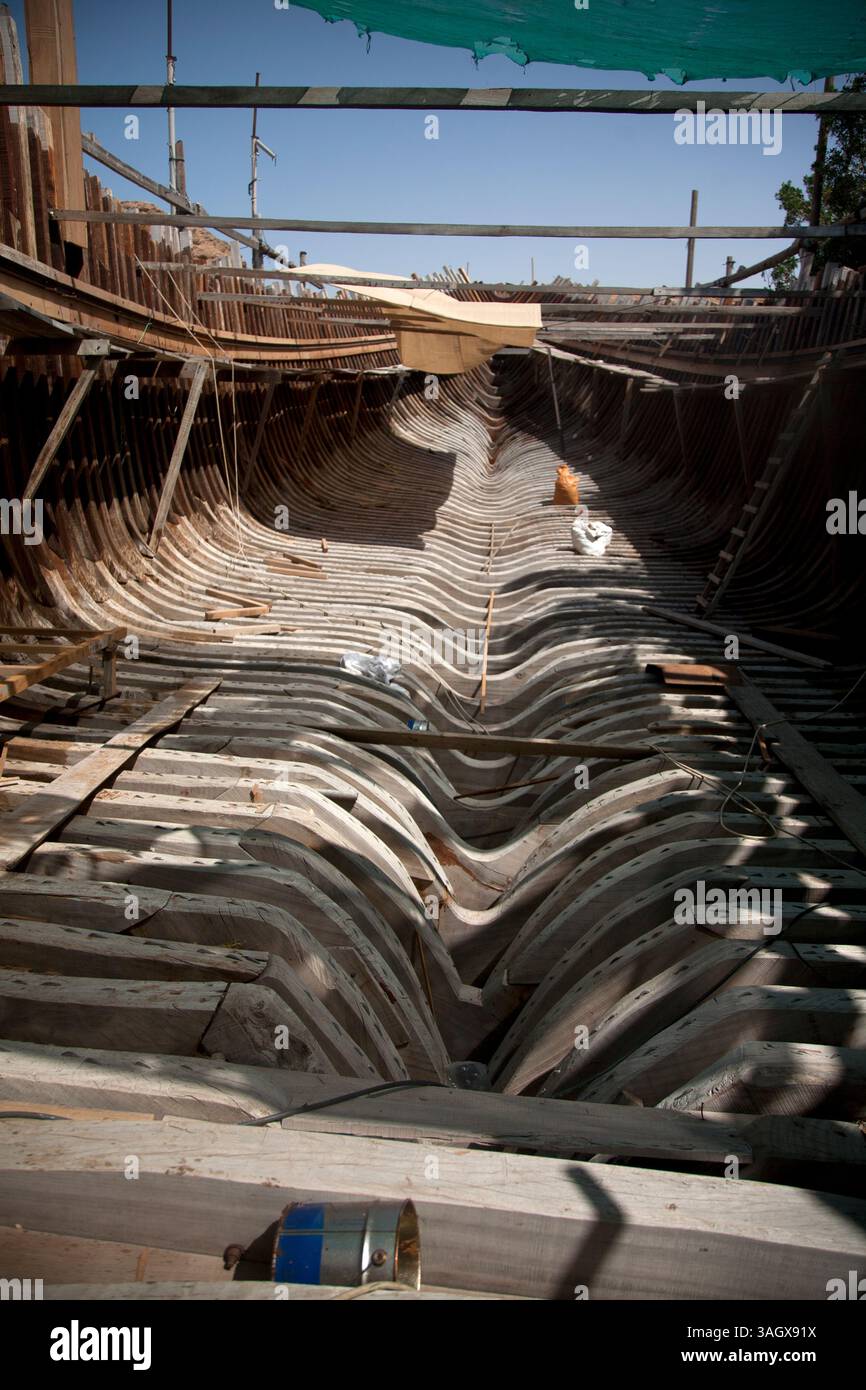 al ghanja ship project shipbuilding yard sur oman sultanate of oman ...