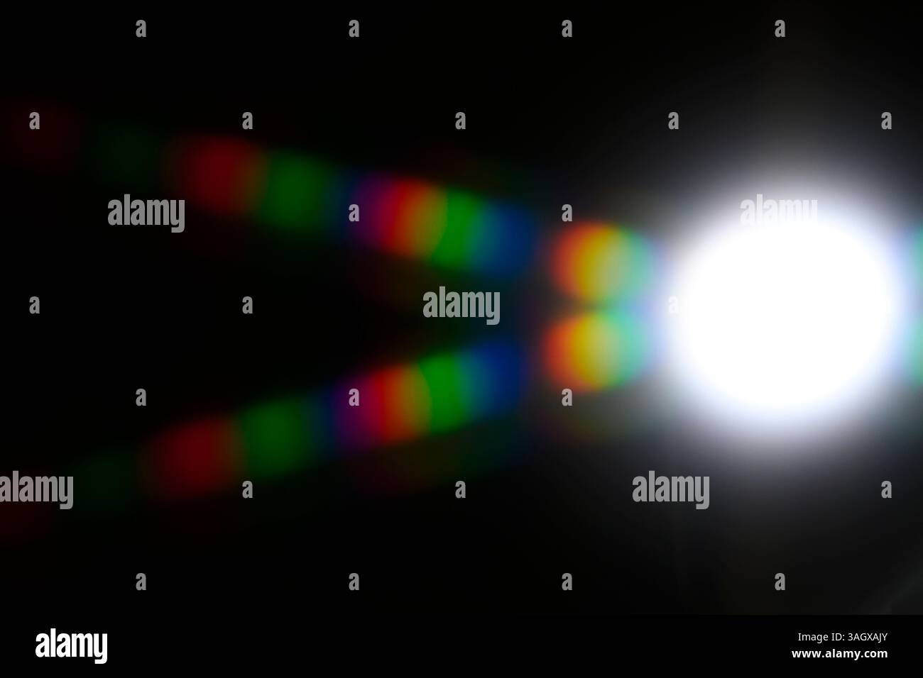 Diffraction Abstract Pattern Formed By Diffracted Light A Starburst
