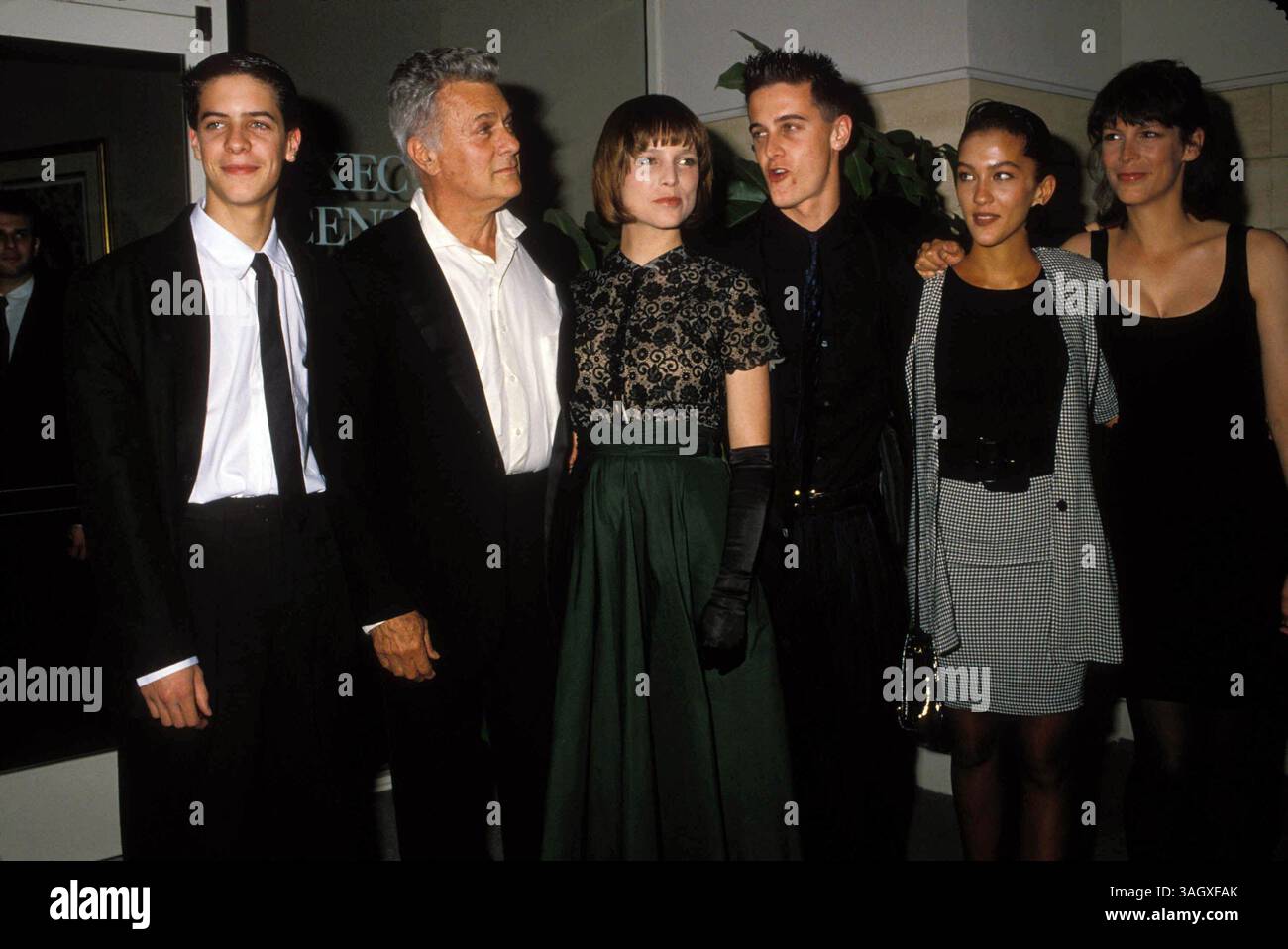 Dec. 00, 1989 - TONY CURTIS WITH JAMIE LEE CURTIS , BENJAMIN CURTIS ...