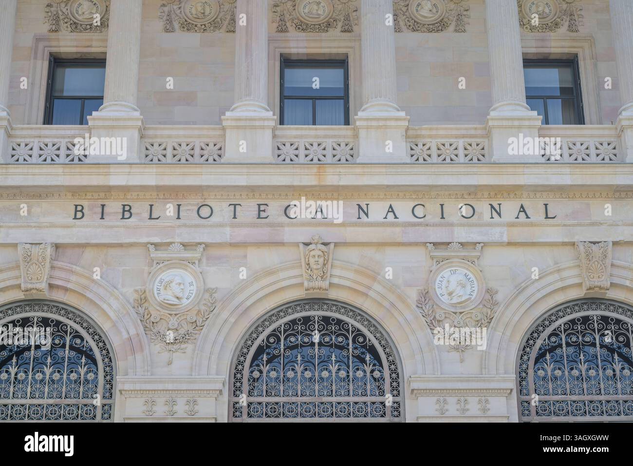 Spanische Nationalbibliothek, Biblioteca Nacional de Espana, Paseo de ...