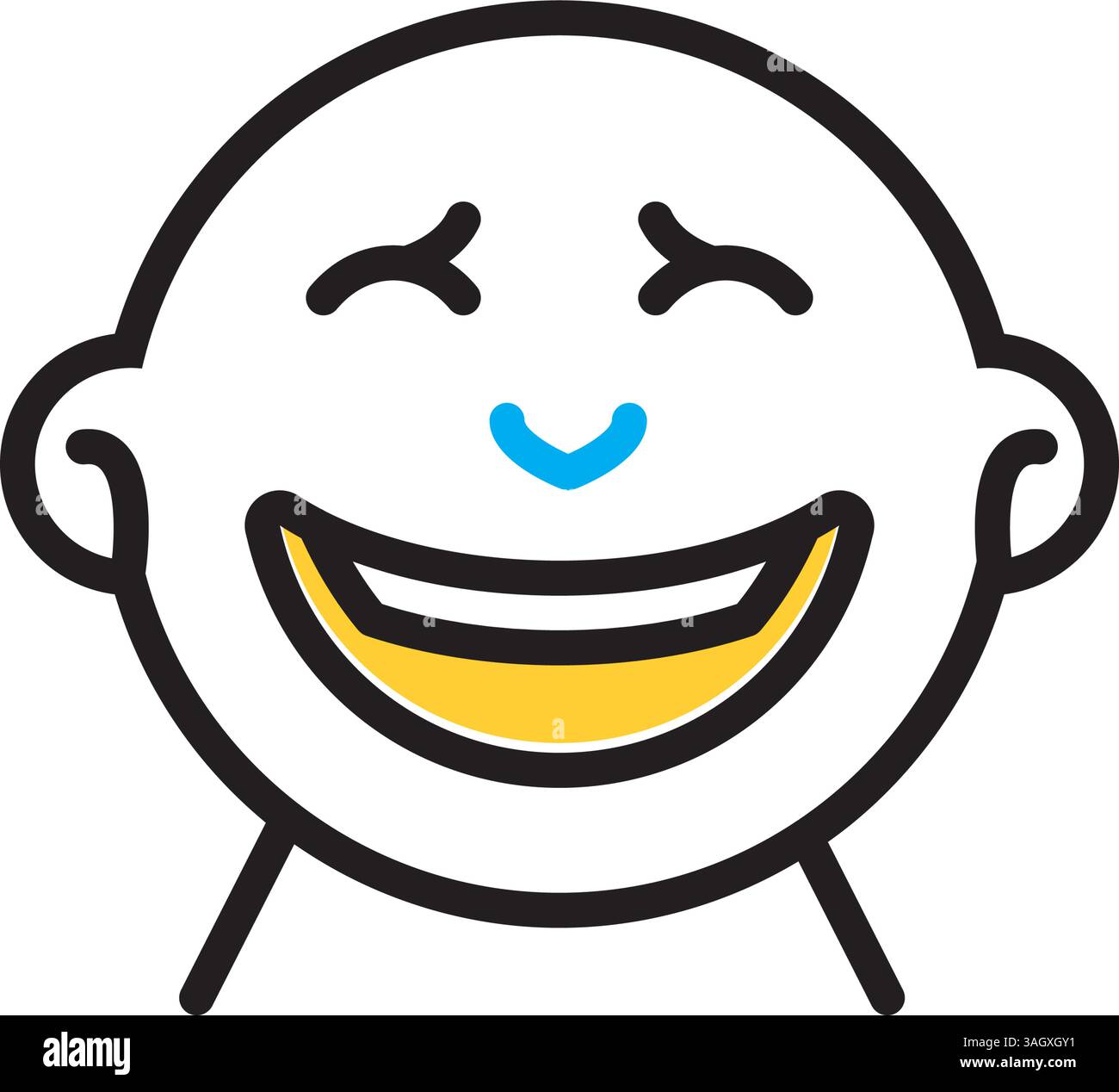Icon for laugh,guffaw Stock Vector Image & Art - Alamy