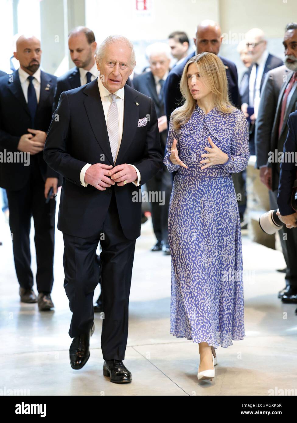 King Charles III with CEO of the Sustainable Markets Initiative ...