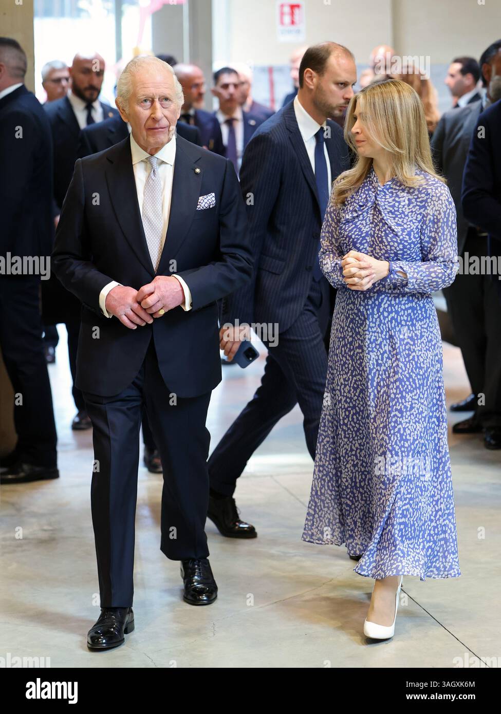 King Charles III with CEO of the Sustainable Markets Initiative ...