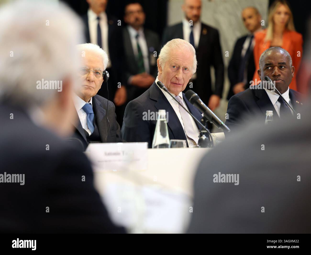 King Charles III hear about discussions from a "Clean Power for Growth ...