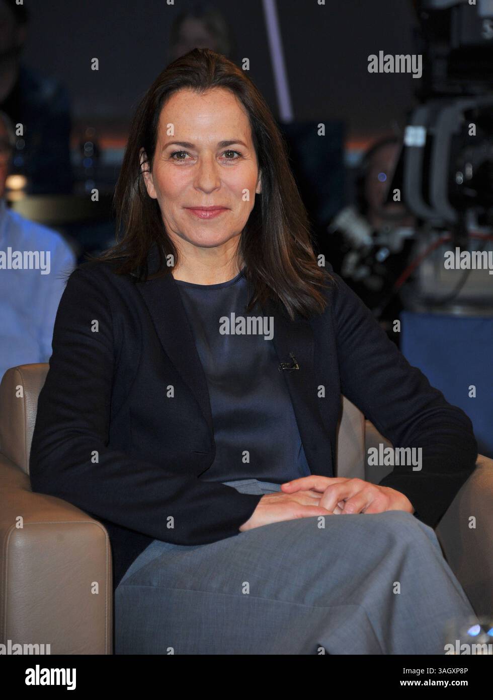 Anne Will. Aufzeichnung der TV-Sendung NDR Talk Show in den NDR Studios ...