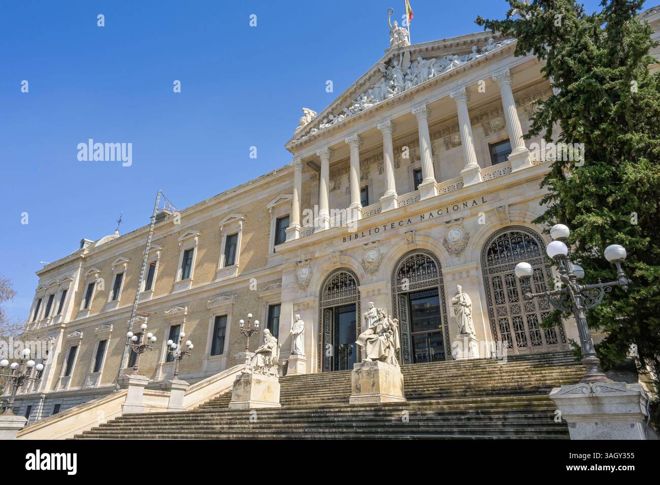 Spanische Nationalbibliothek, Biblioteca Nacional de Espana, Paseo de ...