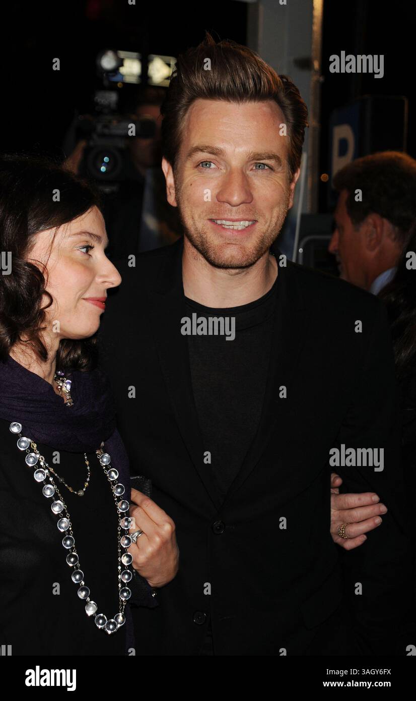 October 20 2009, New York City Actor Ewan McGregor and Eve Mavrakis ...