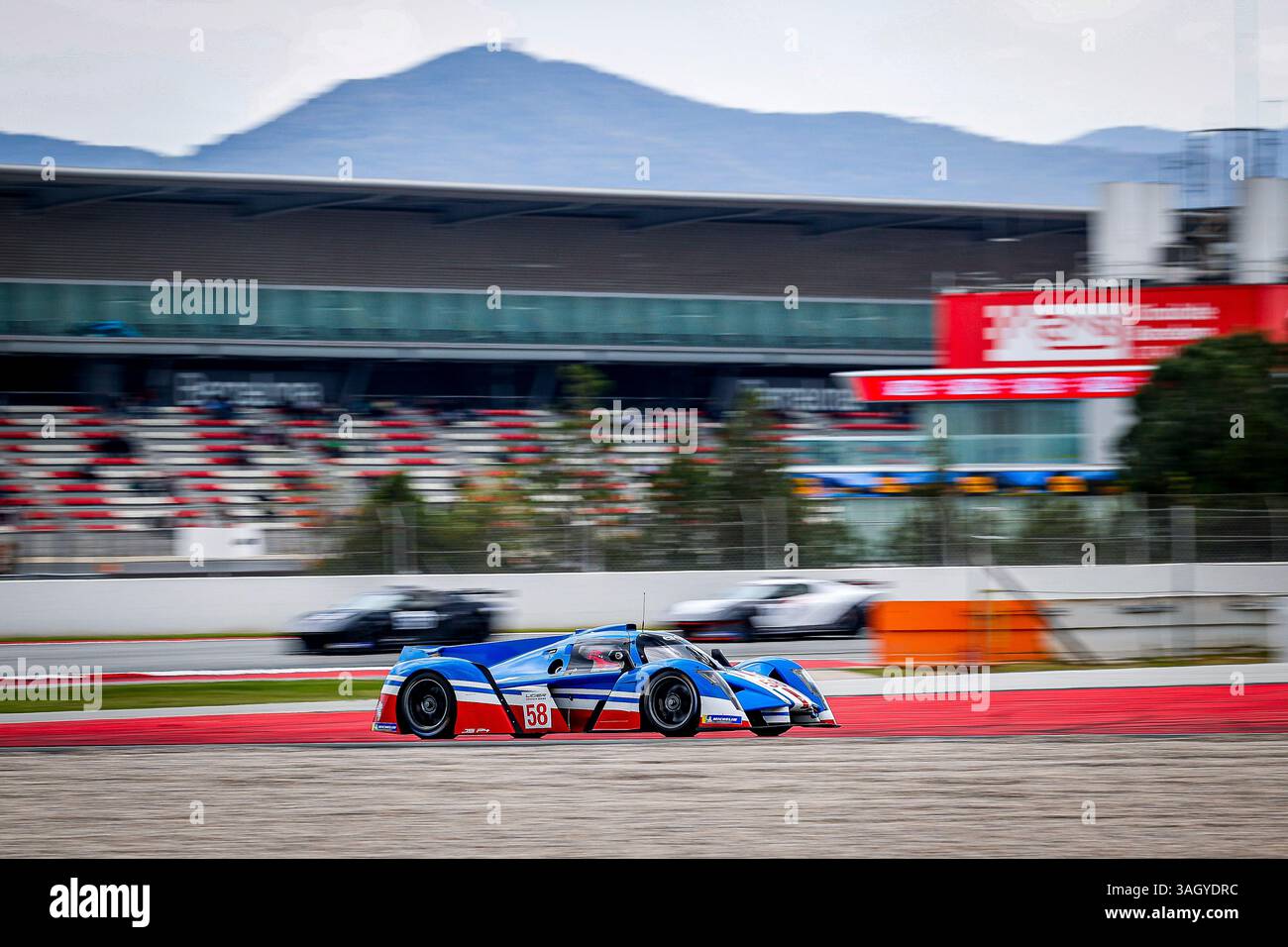 Barcelona, Espagne. 05th Apr, 2025. 58 NICOLET Jacques (fra), HP Racing by MRacing, Ligier JS P4 ...