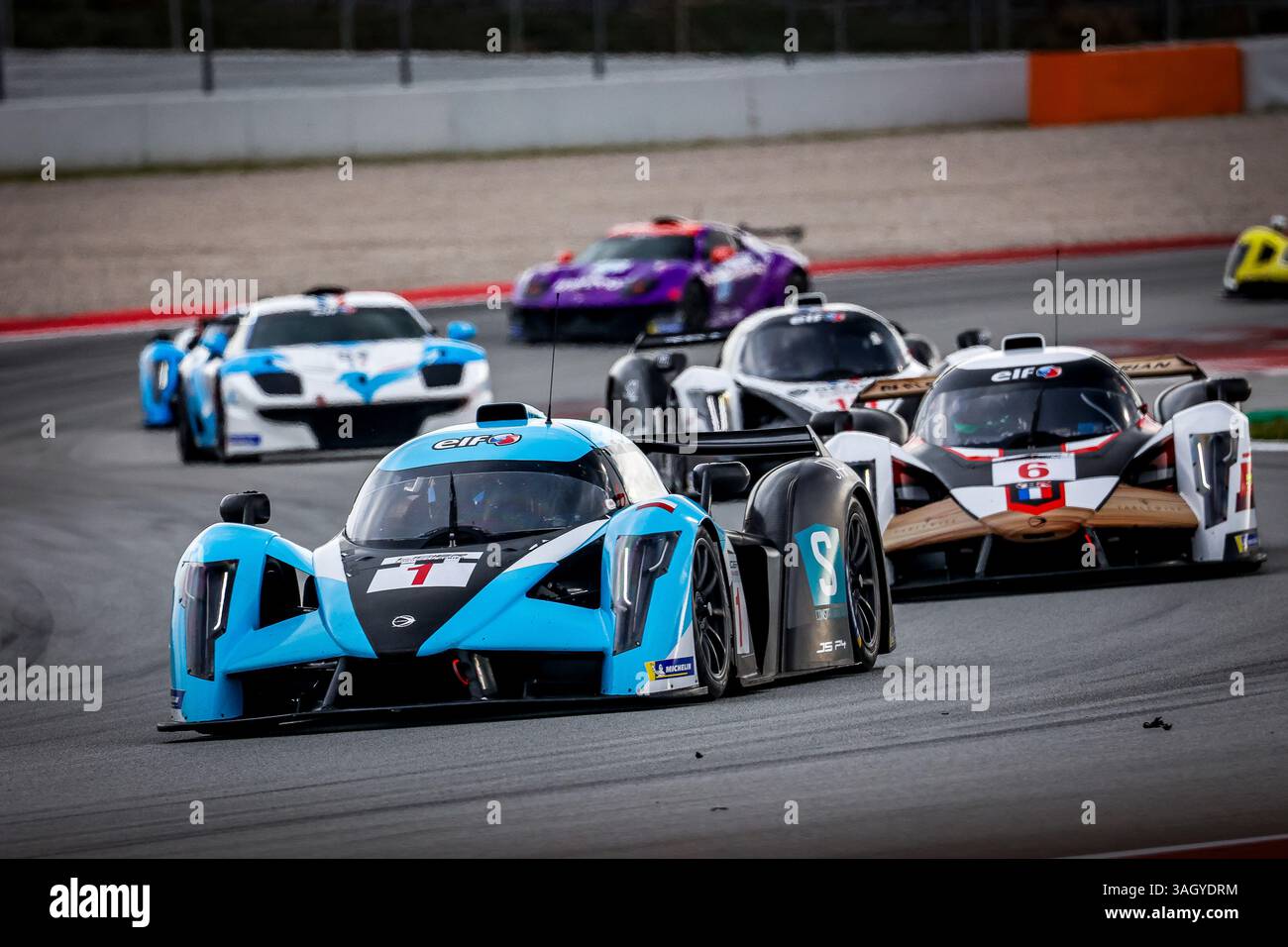 Barcelona, Espagne. 05th Apr, 2025. 01 VILLARS Laura (swi), CABANELAS Dario (swi), Team Virage ...