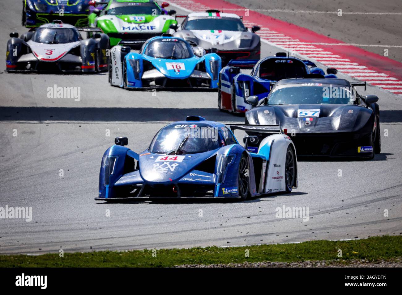 44 VIEIRA André (prt), ASM Motorsport, Ligier JS P4, action during the Heat 1 of the 2025 Ligier ...