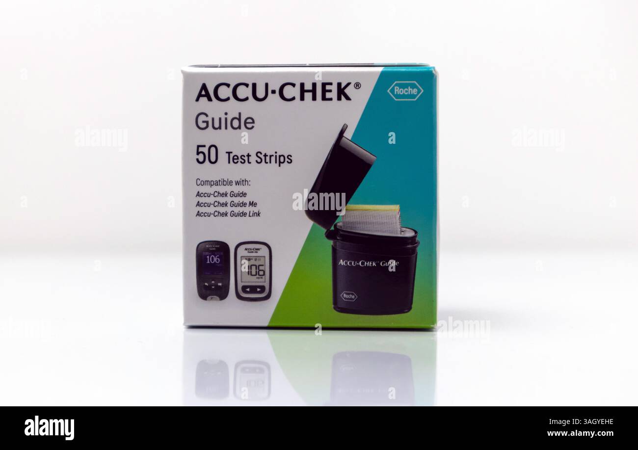 Accu chek instant glucose meter hi-res stock photography and images - Alamy
