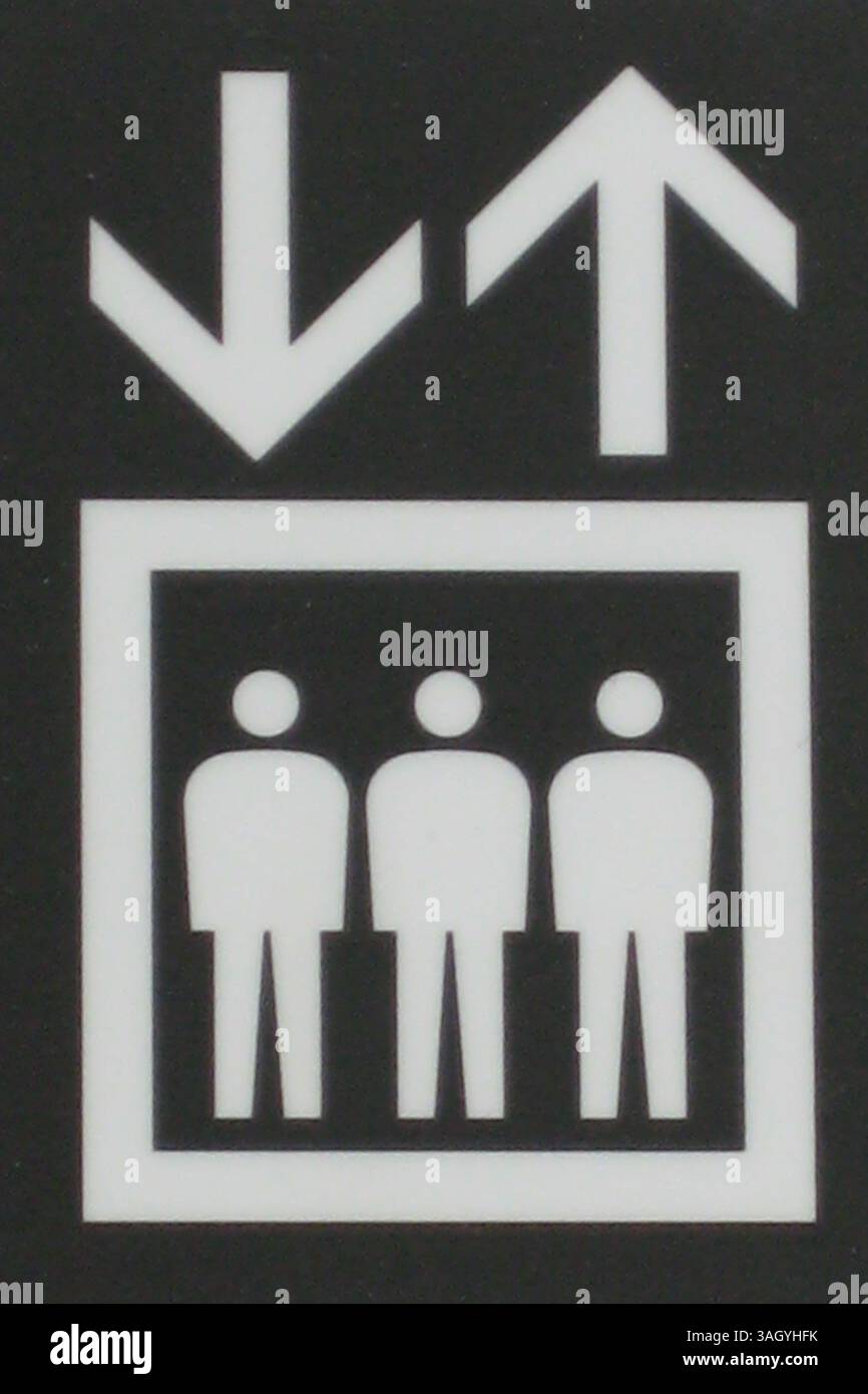 Jun 17, 2009 - Tokyo, Japan - Japanese sign board for elevator or men ...