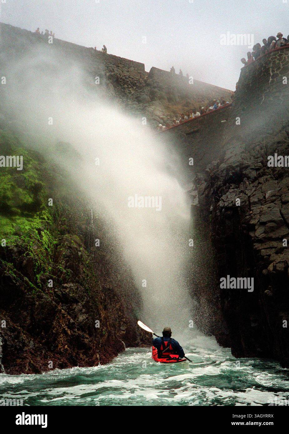 La Bufadora is the second largest blowhole in the world, and can shoot ...