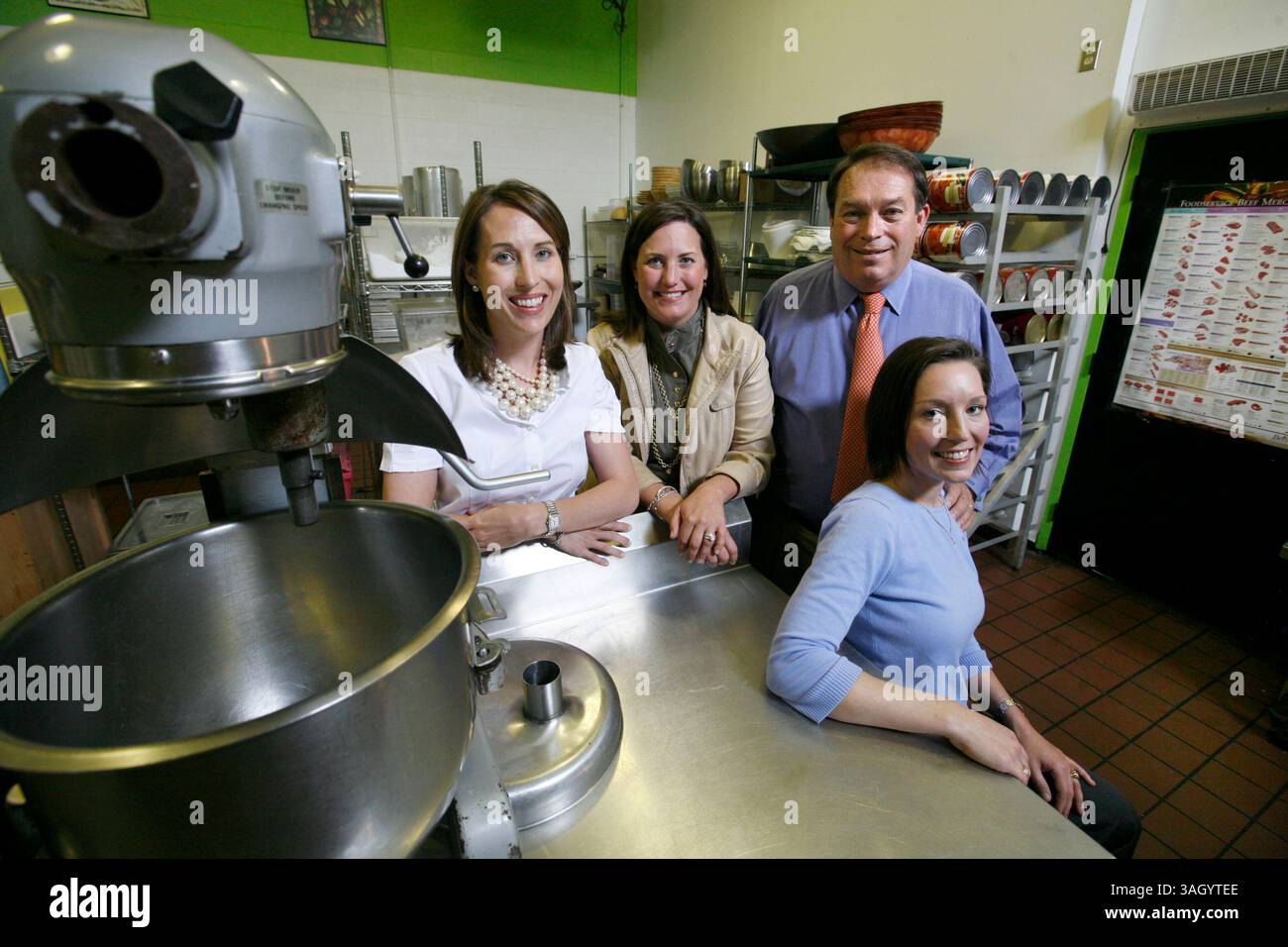 Jerry Lundergan with daughters Abby Dobson, left, Alissa Tibe, and ...