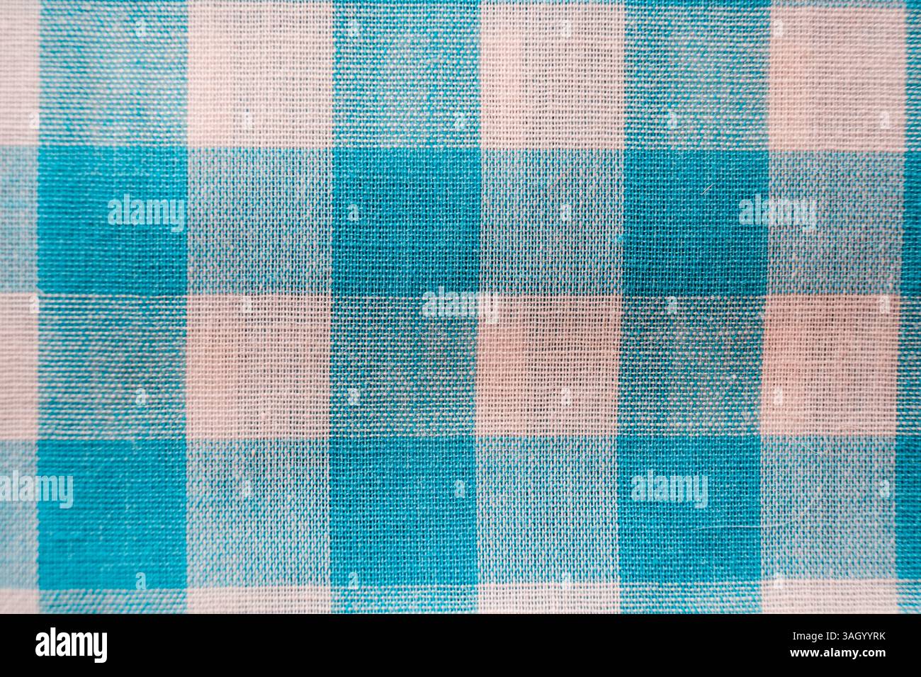 Seamless retro white green square tablecloth hi-res stock photography ...