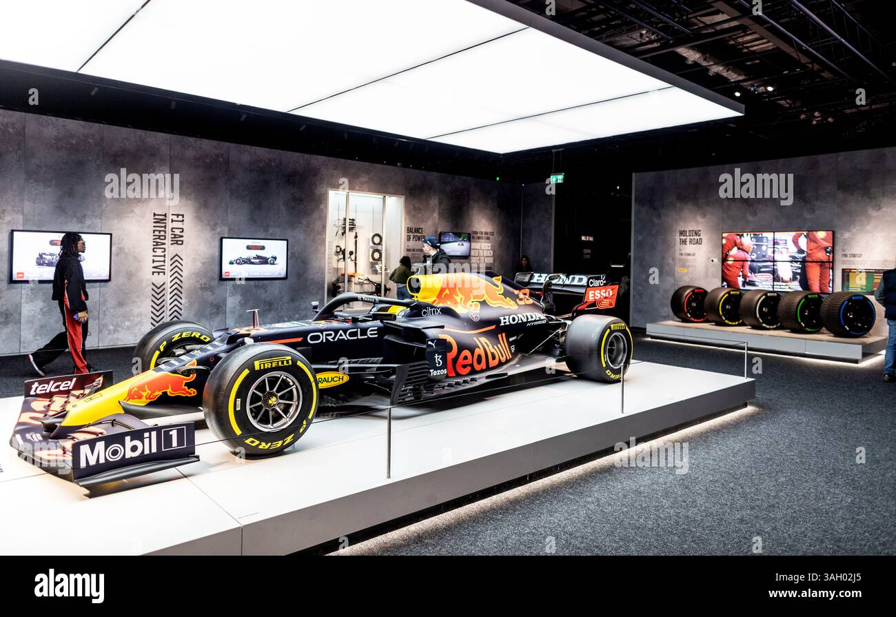 Max Verstappen Winning Racing Car The Formula One Exhibition The Excel ...