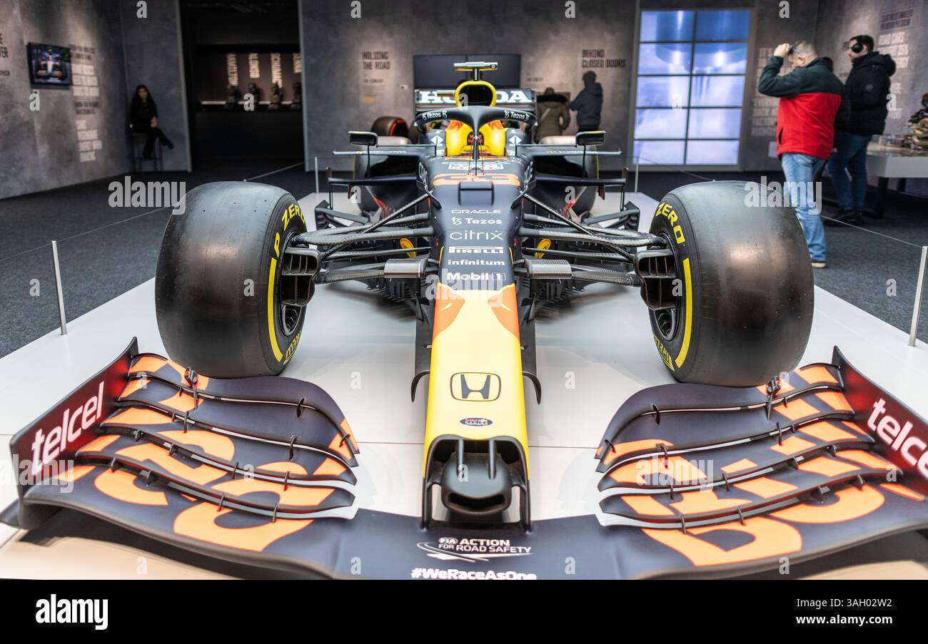 Max Verstappen Winning Racing Car The Formula One Exhibition The Excel ...