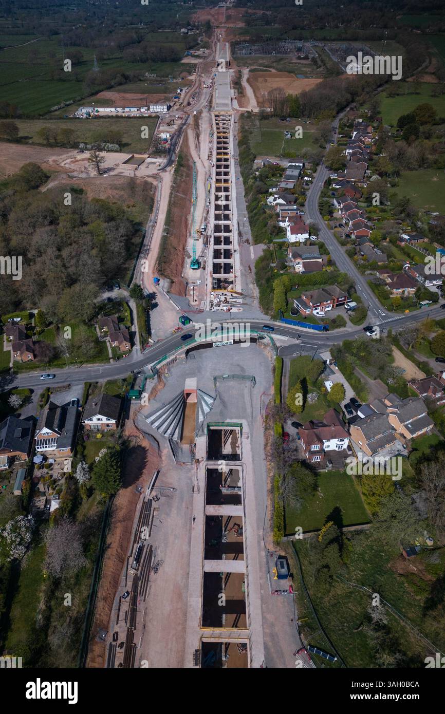 Burton Green, Warwickshire, 9th April 2025: The small village of Burton ...