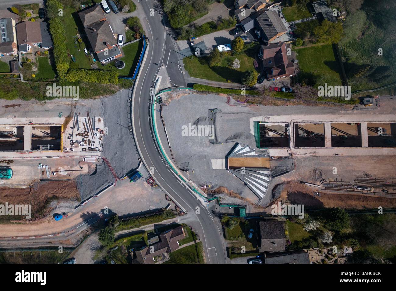 Burton Green, Warwickshire, 9th April 2025: The small village of Burton ...