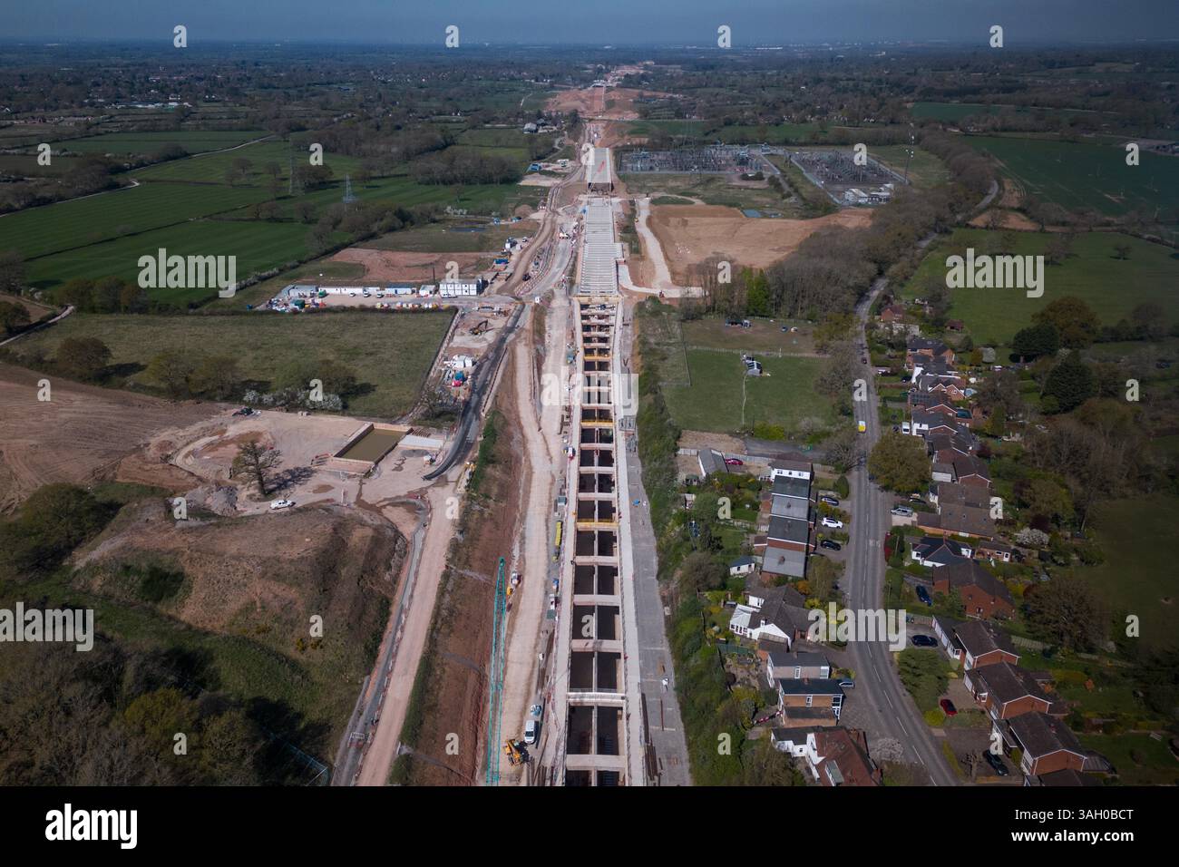 Burton Green, Warwickshire, 9th April 2025: The small village of Burton ...