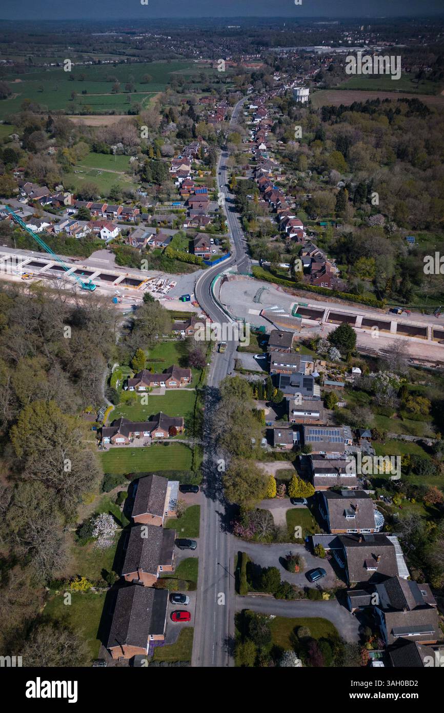 Burton Green, Warwickshire, 9th April 2025: The small village of Burton ...