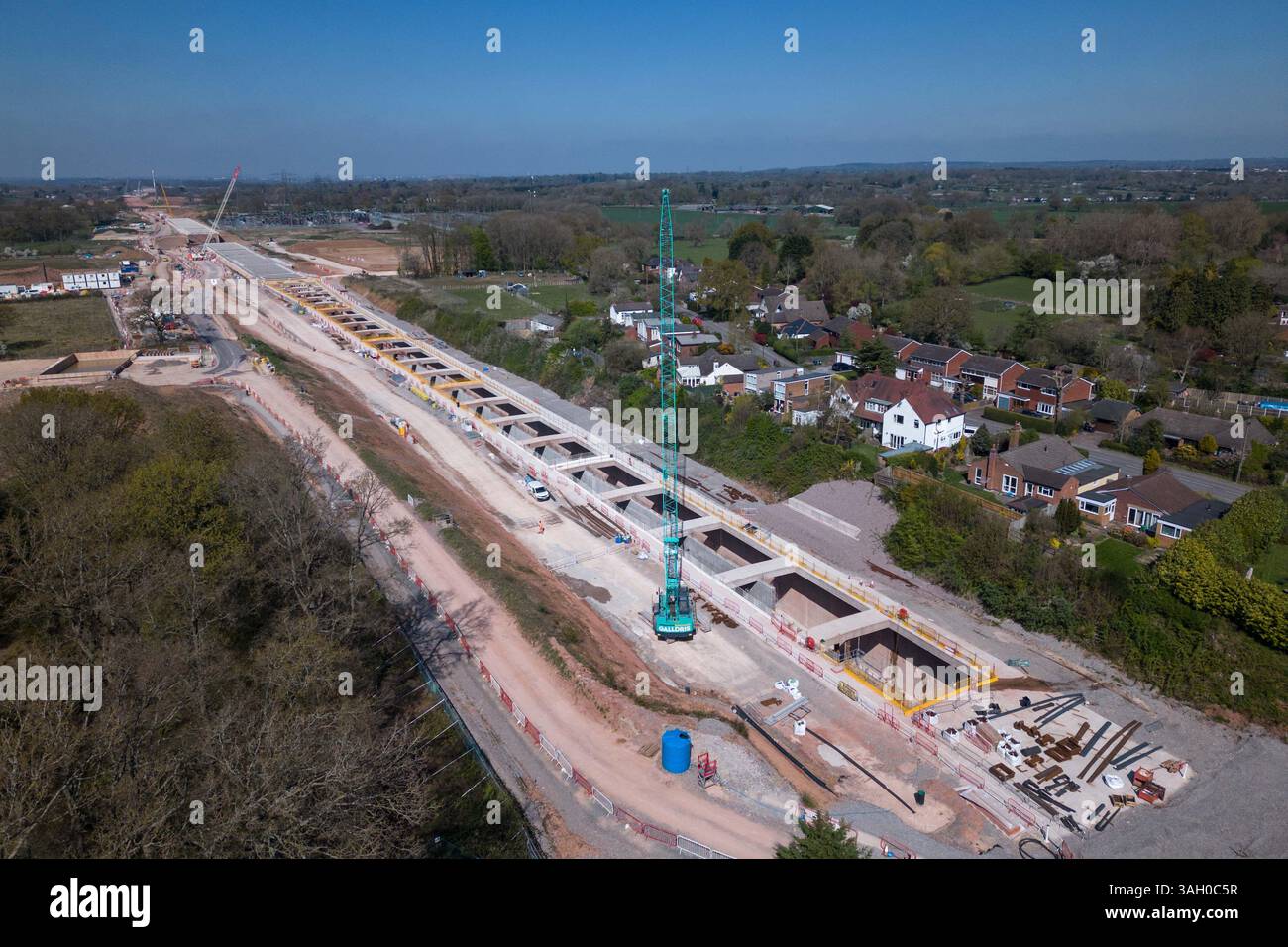 Burton Green, Warwickshire, 9th April 2025: The small village of Burton ...