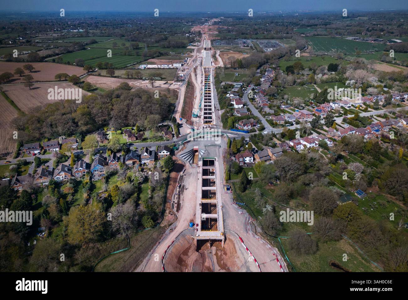Burton Green, Warwickshire, 9th April 2025: The small village of Burton ...