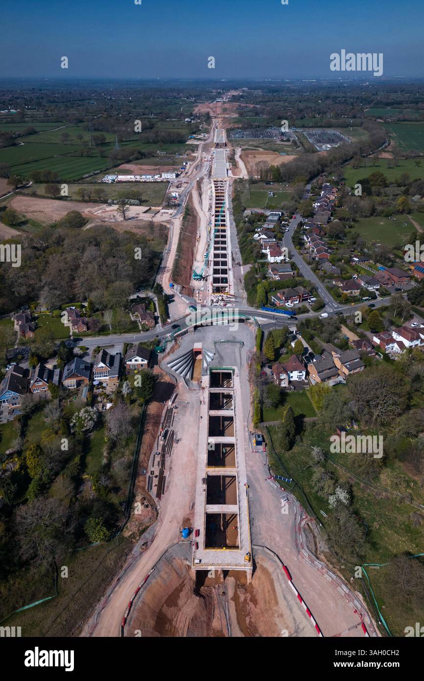 Burton Green, Warwickshire, 9th April 2025: The small village of Burton ...