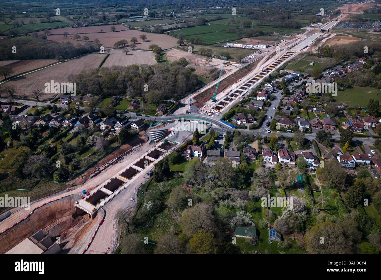 Burton Green, Warwickshire, 9th April 2025: The small village of Burton ...