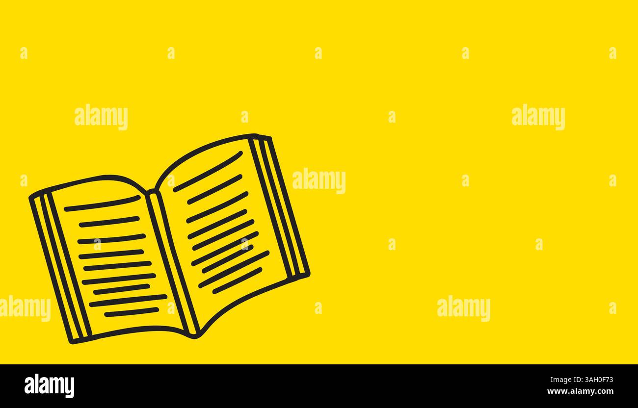 book with pages create, digital art drawing, painting by kids on yellow ...