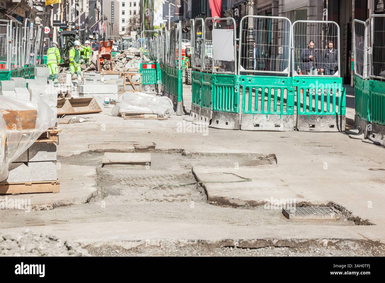 Road and pavement repair work Stock Photo - Alamy