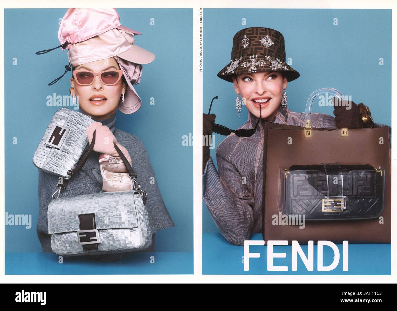 November 2022 lifestyle and fashion magazine advert, USA Stock Photo ...