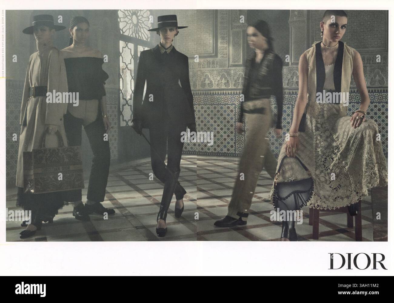 November 2022 lifestyle and fashion magazine advert, USA Stock Photo ...
