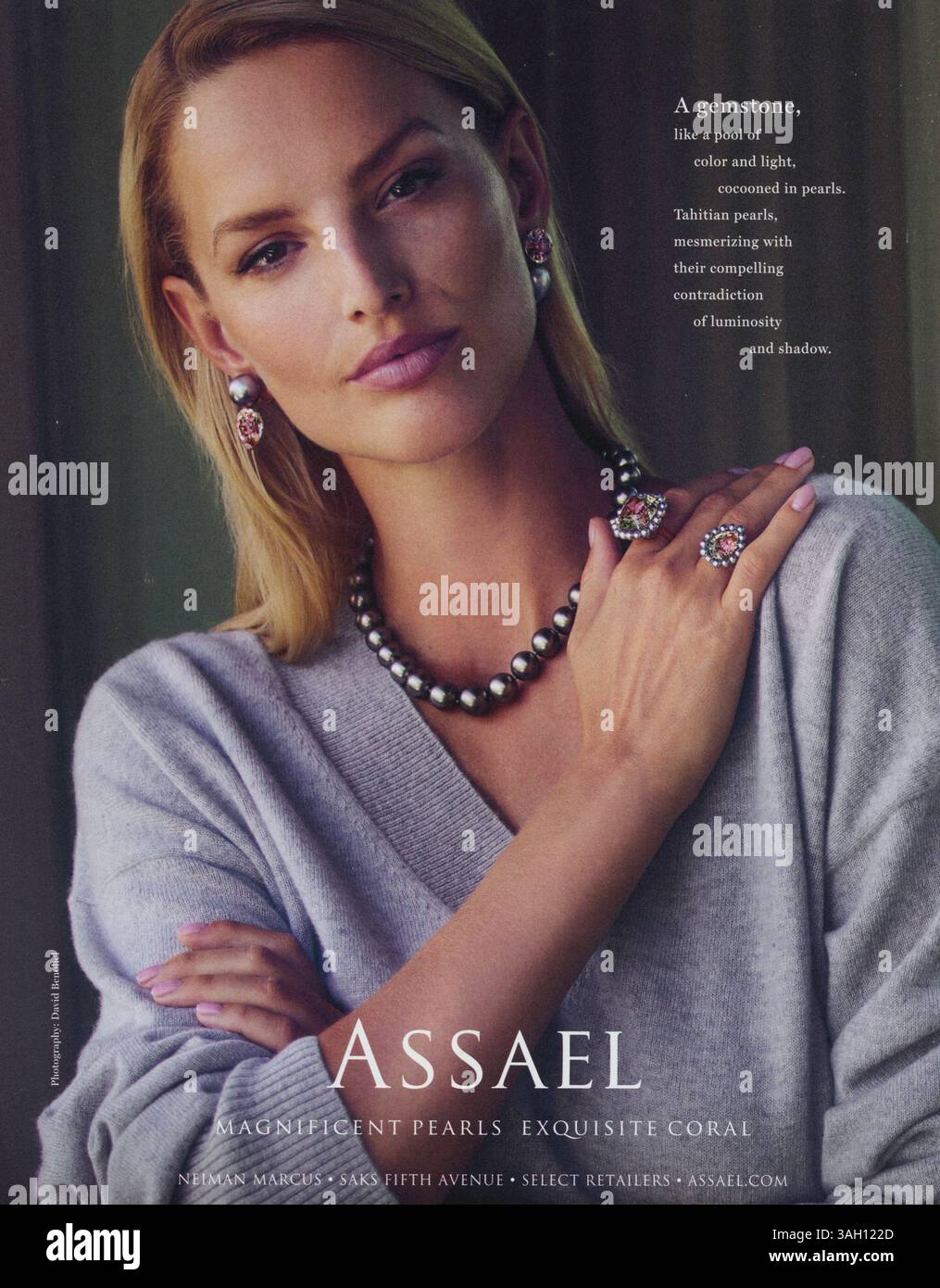 November 2022 lifestyle and fashion magazine advert, USA Stock Photo ...
